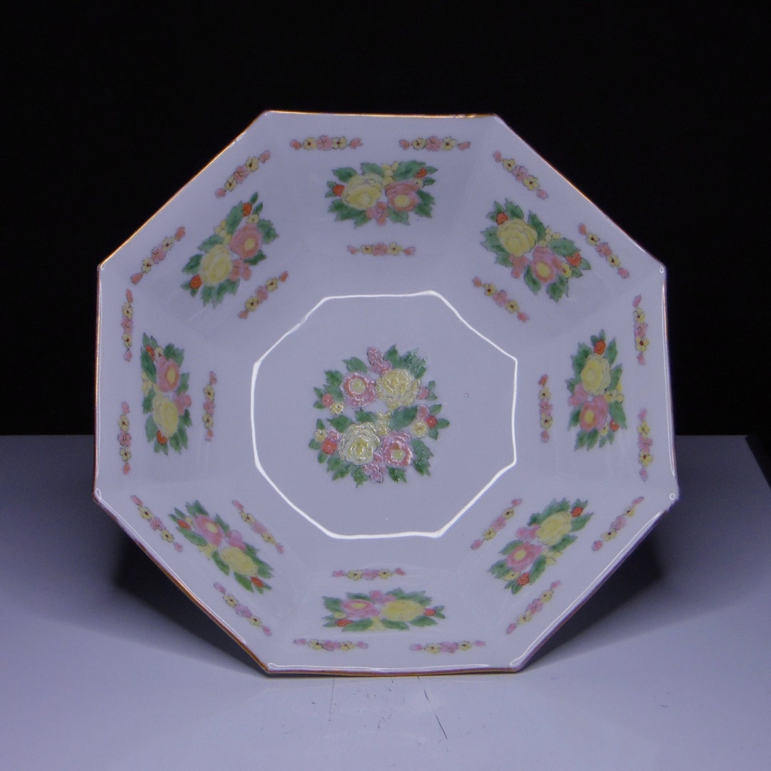 Porcelain Bowl, C S Prussia (carl Schlegelmilch) Peerless Trademark ...