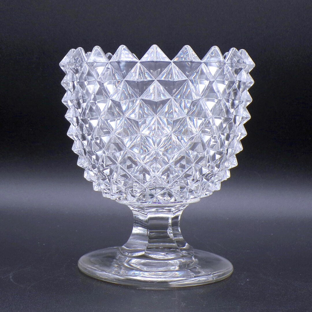 Flint Glass Sugar Bowl, Multiple Makers, Sawtooth (aka) C 1850s/60s - Etsy