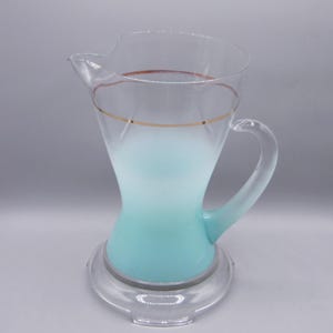 Vintage/mcm Glass Pitcher, West Virginia Glass Specialty, Blendo ...