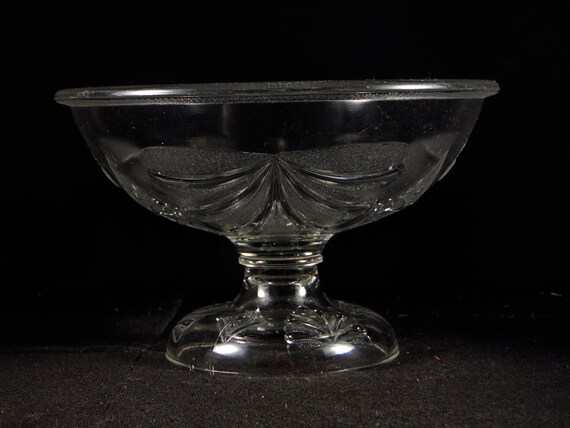 Early American Pressed Glass Jelly Compote McKee & Brothers Doric (OMN ...