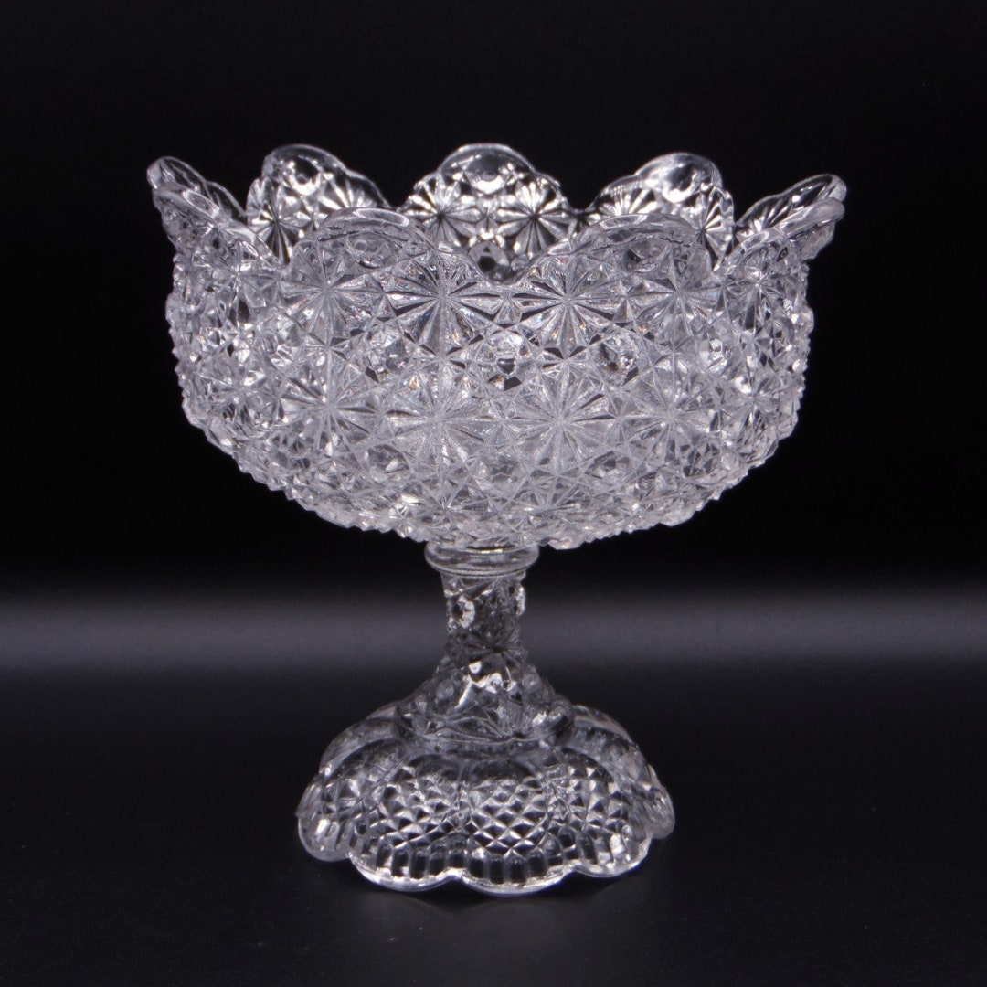 Early American Pressed Glass Compote, Gillinder and Sons, Inc Gillinder ...