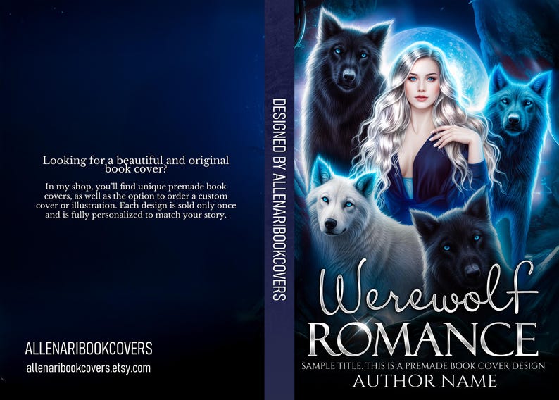 Werewolves Book Cover Digital Design: Reverse Harem Why-choose ...