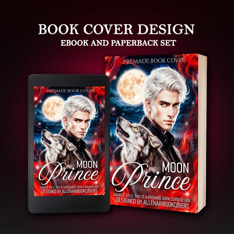Wolf Premade Book Covers - Etsy UK