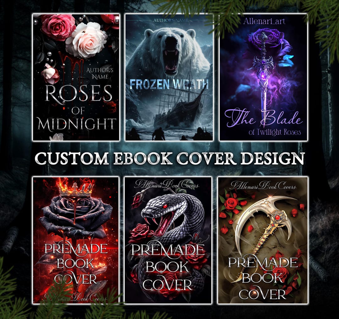 Custom Book Cover Design, Personalized Book Cover, Digital Book Cover ...