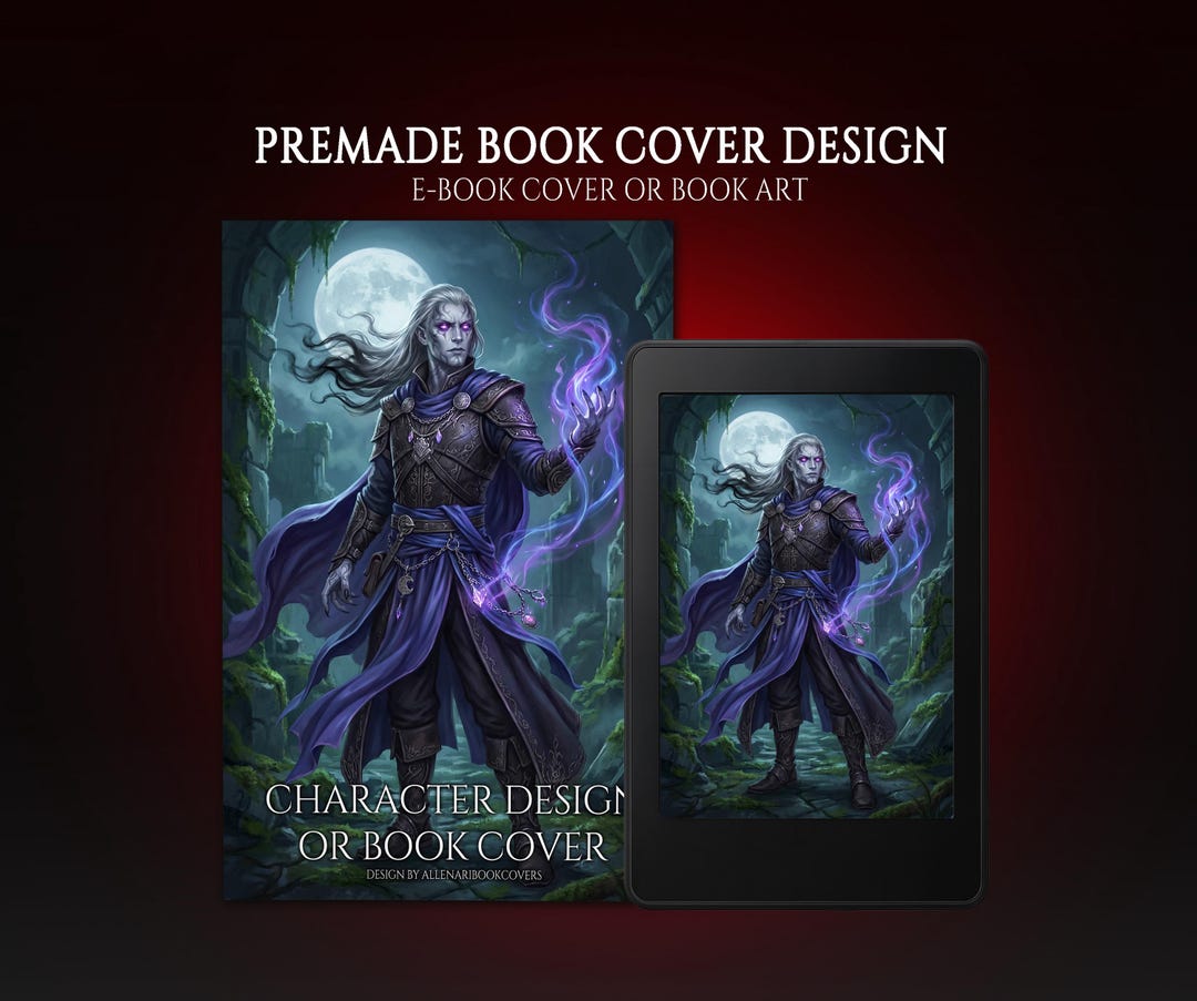 Dark Elf Portrait, Sorcery Book Cover, Necromancer Dnd Character Design ...
