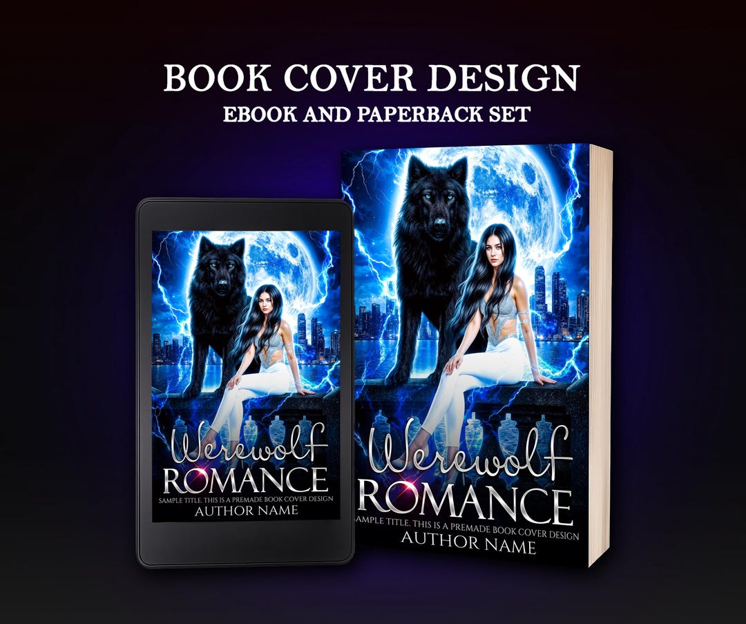 Premade Paranormal Romance Book Cover: Wolf Shifter, Urban Fantasy ...