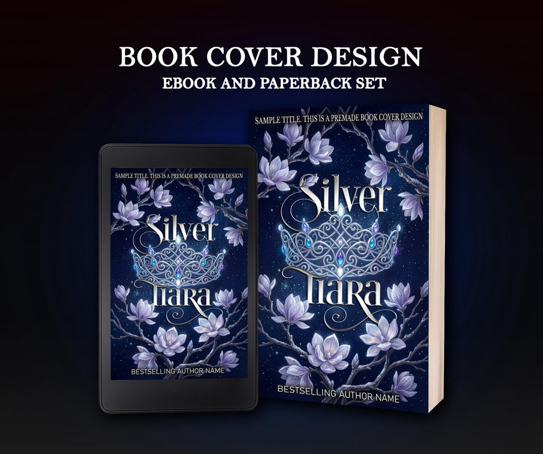 Premade Book Cover Fantasy Romance | Crown Magic Academy Winter Art ...