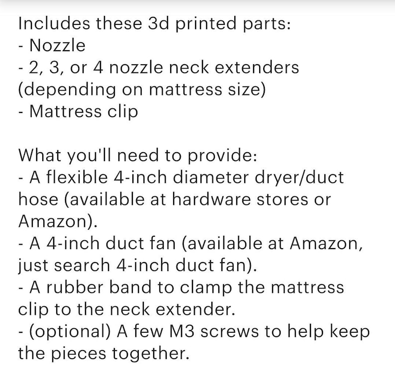Bed Cooling System DIY Kit – Bedjet Alternative – Under Sheet Fan ...
