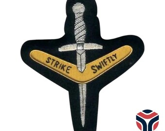 Handmade Bullion Wire Badge - Etsy