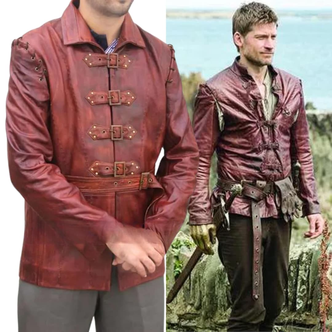 Game of Thrones Jaime Lannister Leather Jacket, GOT Leather Coat ...