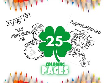 St.patrick's Day Coloring Pages for Preschoolers, Toddlers, Easy ...