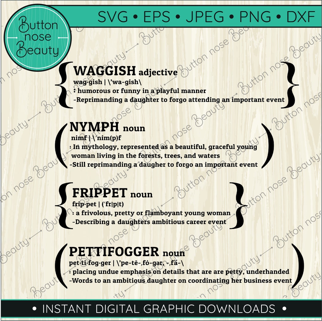 Moira Svg-moira Vocabulary Svg-moira Words SVG Waggish Svg, Nymph Svg ...