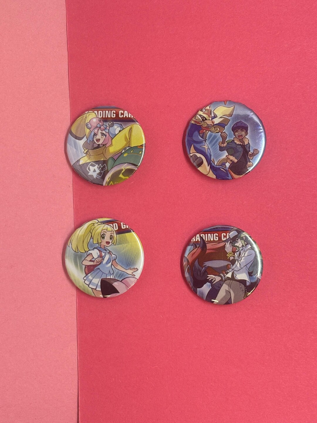 Pokemon Booster Art Butons - Etsy