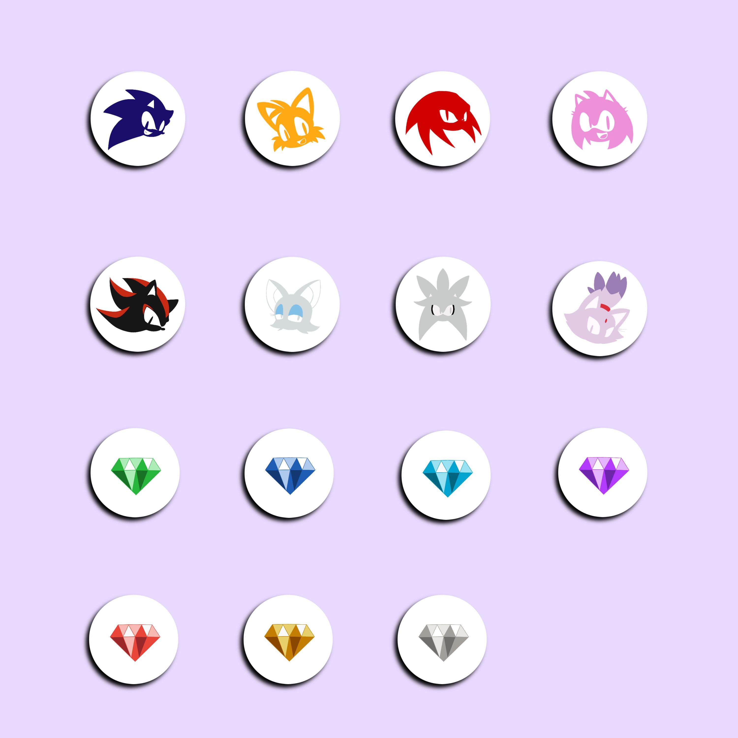 Sonic Icon Buttons - Etsy