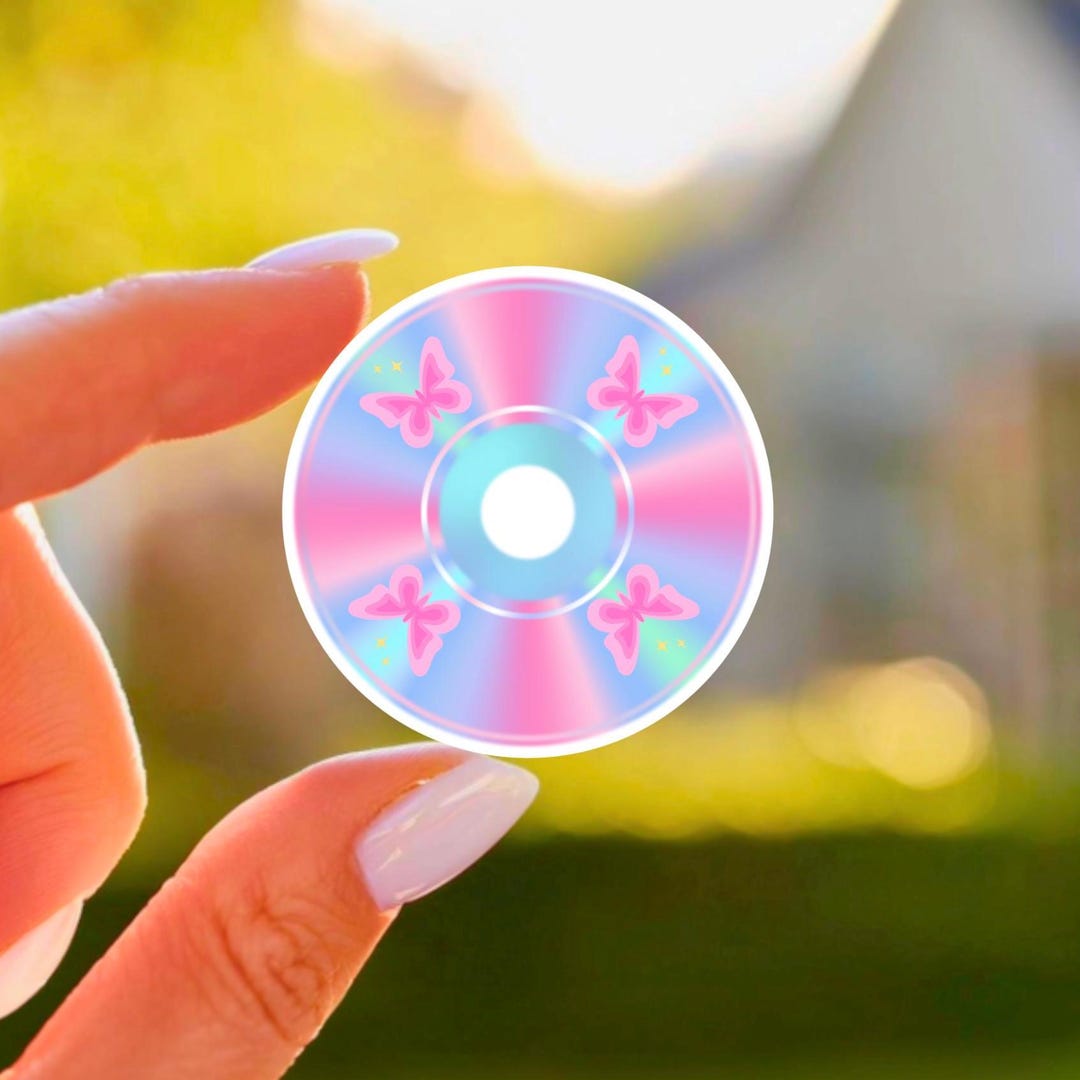Y2K CD Mix Sticker – Retro 2000s Vinyl Decal, Waterproof - Etsy