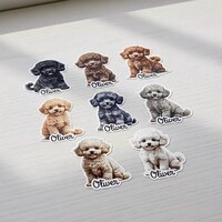 Yorkie Dogs Sticker Sheets, Pet Owner of Yorkies, - Etsy