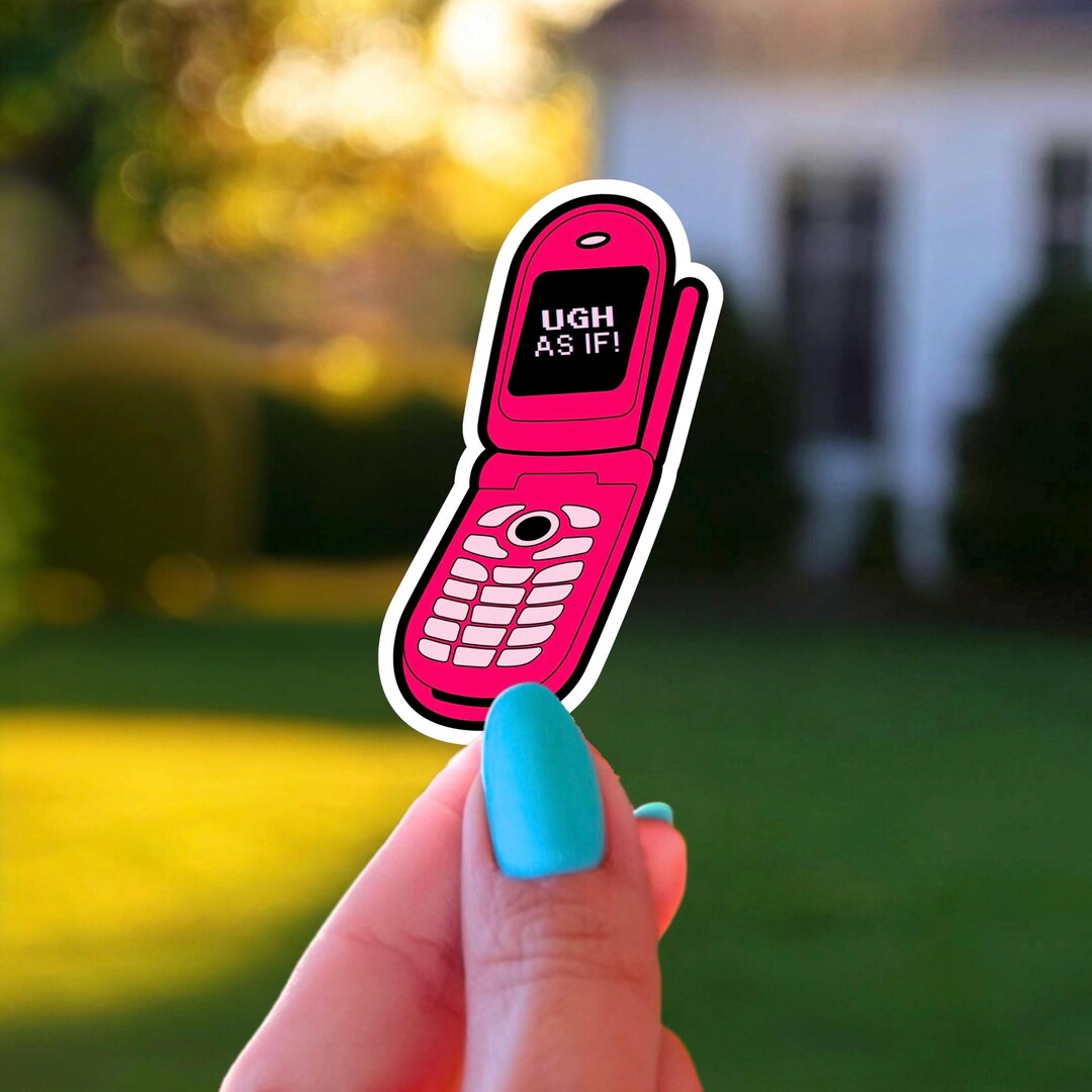 Y2K FLIP PHONE Sticker - Matte Sticker - Vinyl - 2000s Sticker - 90s ...
