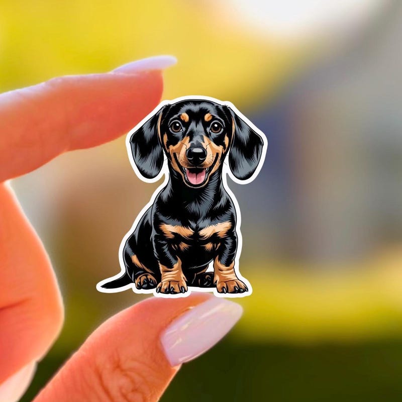 Dachshund Sticker - Etsy