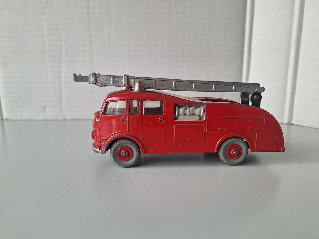 A Red Commer Fire Engine From Dinky Super Toys - Etsy
