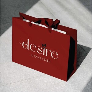 50 Pcs Custom Gift Bags Thick Luxury Packaging Gift Paper Bags, Custom ...
