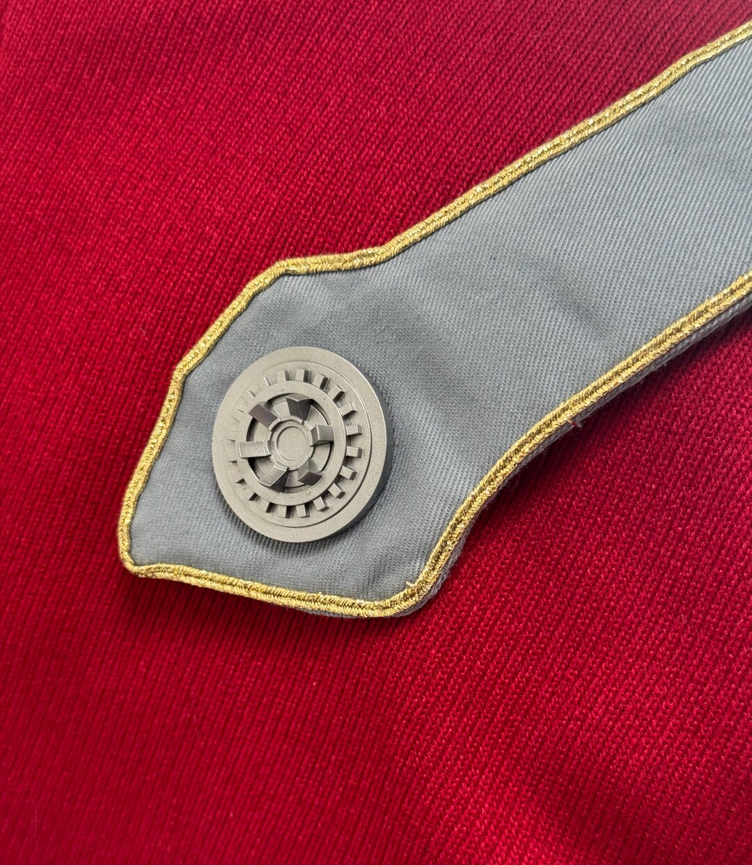 Monster Maroon TWOK Spacefleet Uniform Security Device Pin Handcrafted ...