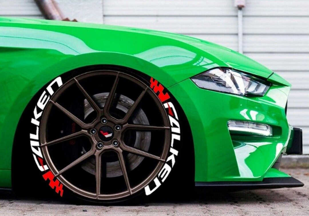 Permanent Tire Lettering Red Flag Falken Stickers Tire Decals Sticker 1 ...
