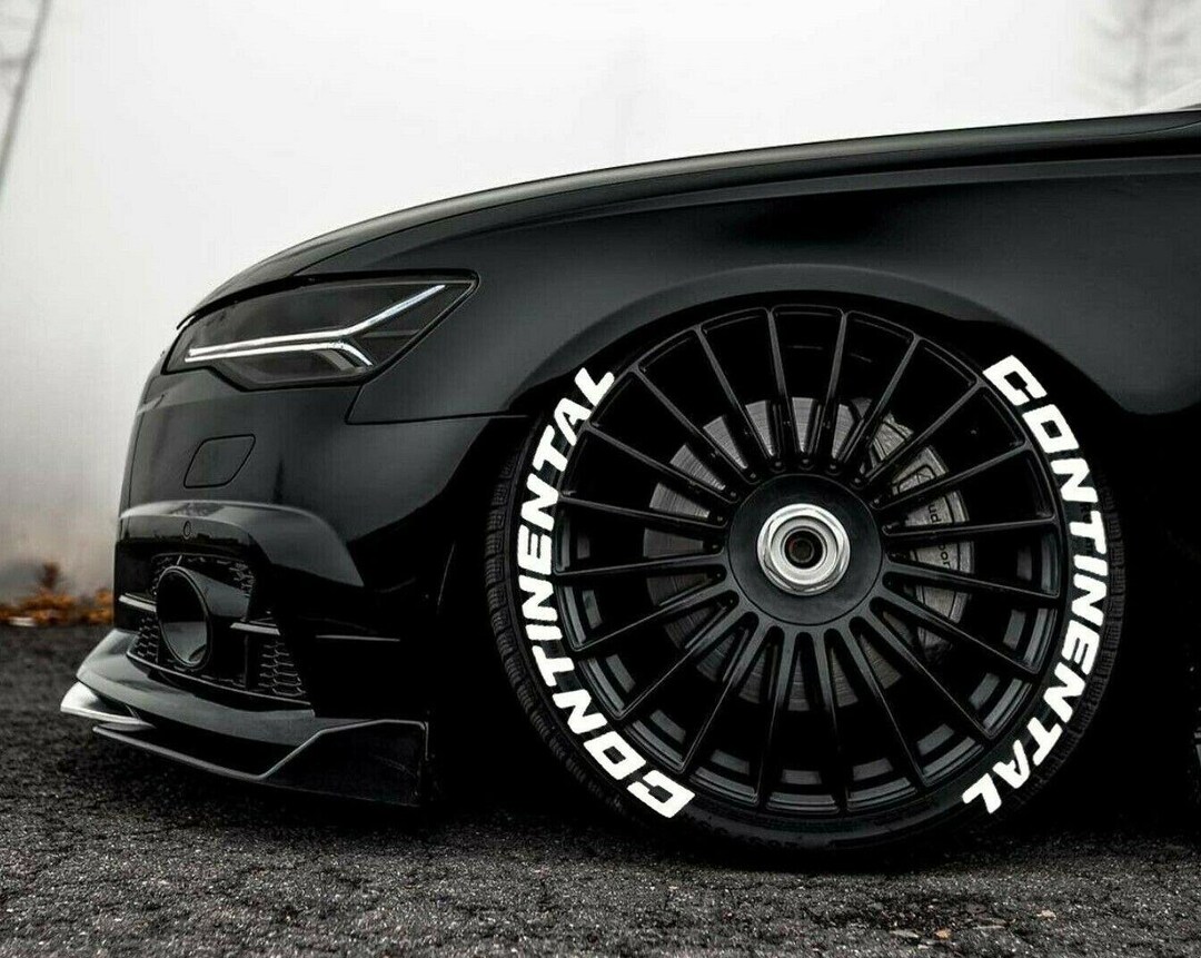 Permanent Tire Lettering Continental Stickers Tire Decals Sticker 1.25 ...