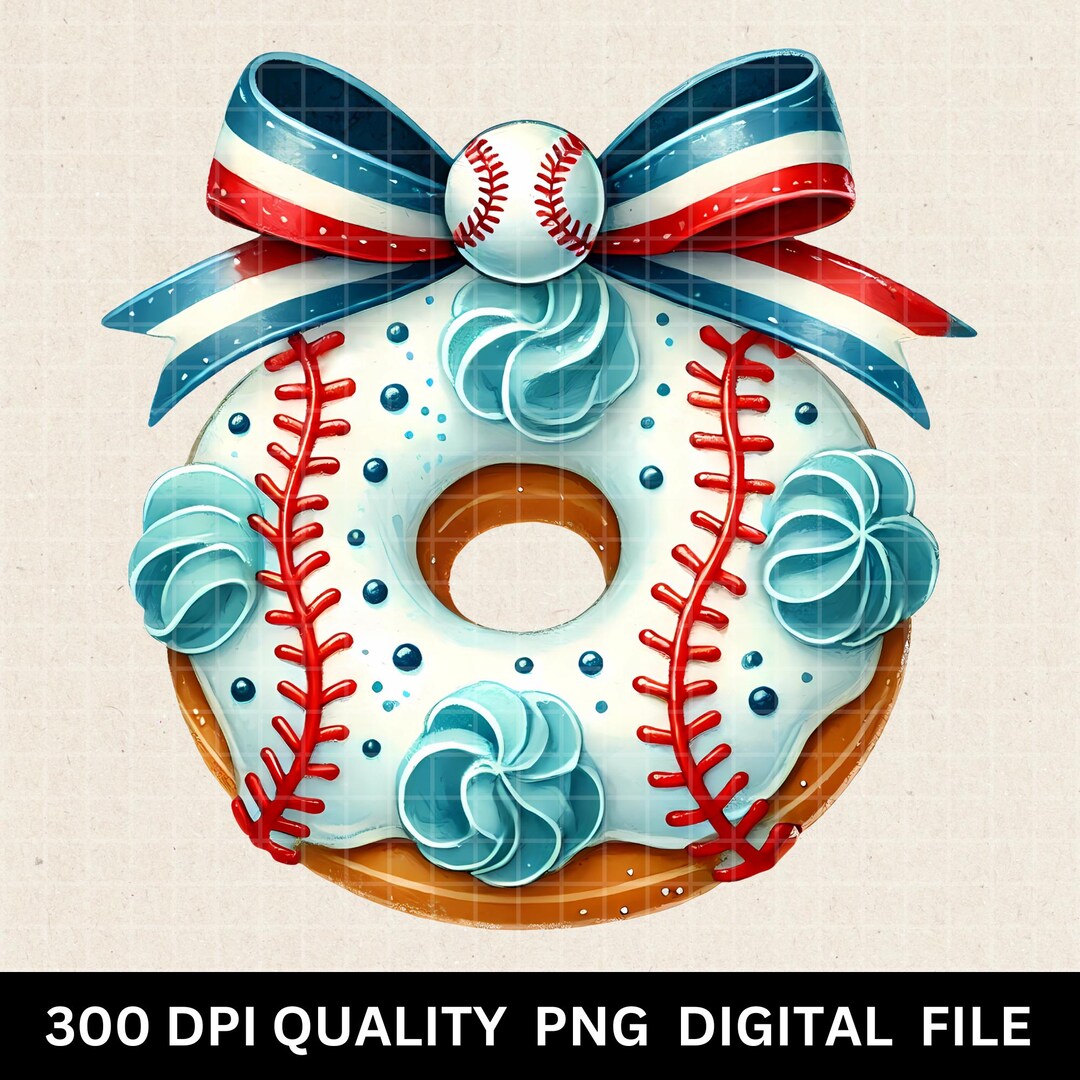 Game Day Baseball Png, Baseball Donut PNG , Baseball Bow Shirt ...