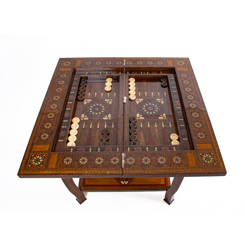 Limited Edition Chess & Backgammon Table - Etsy
