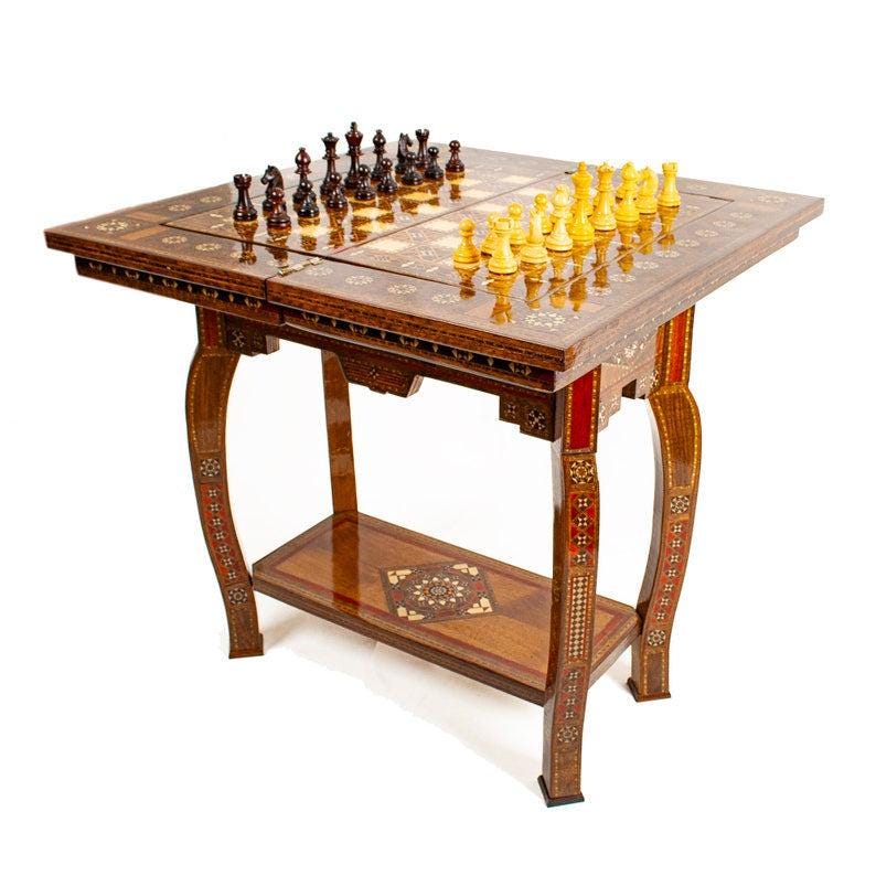 Limited Edition Chess & Backgammon Table - Etsy