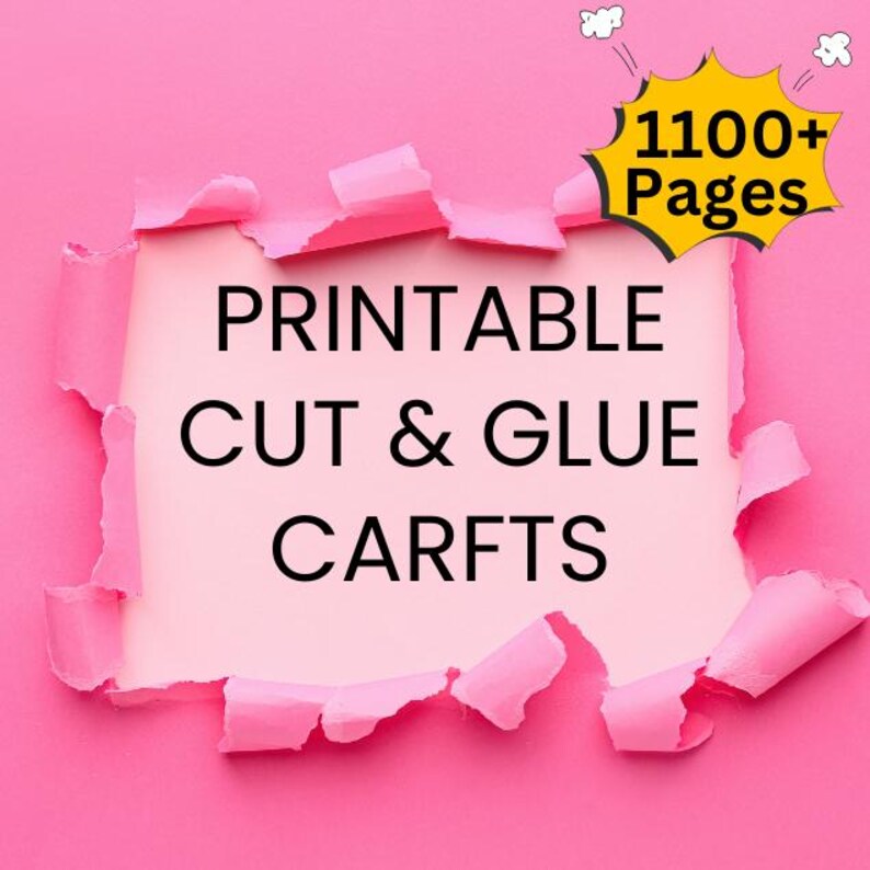 1000+ Printable Cut & Glue Crafts - Farm, Animals Shapes - Toddler ...