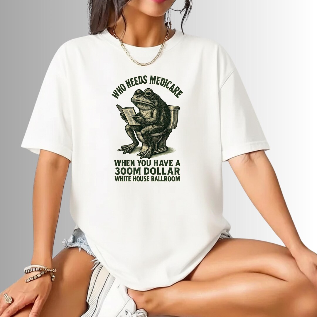 Funny East Wing Frog Meme T-shirt, Anti-trump Political Satire Tee ...