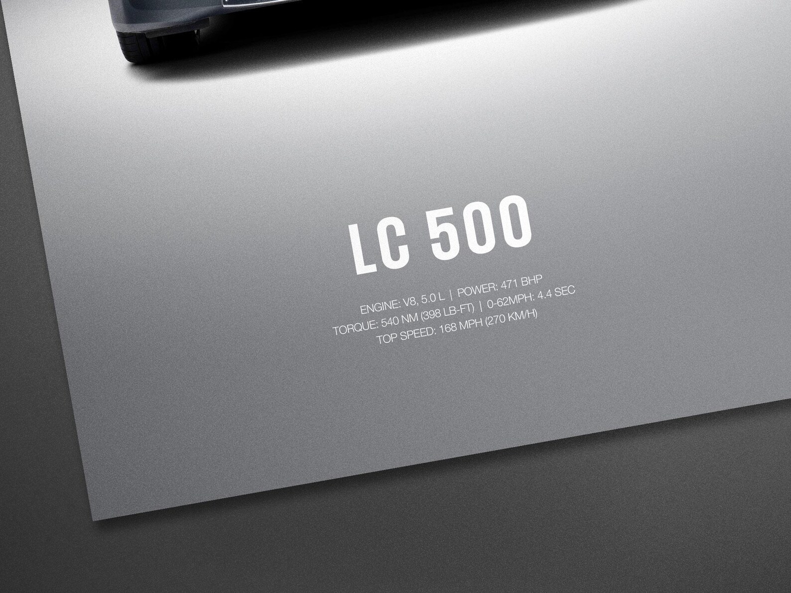Lexus LC500 - Car Poster Print | Automotive Wall Art | Car Lover Gift ...