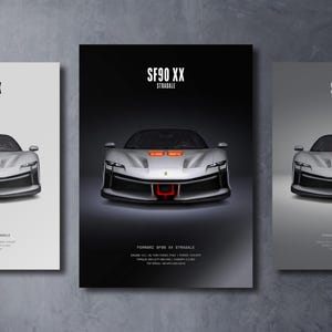 Ferrari Sf90 Xx Poster - Etsy