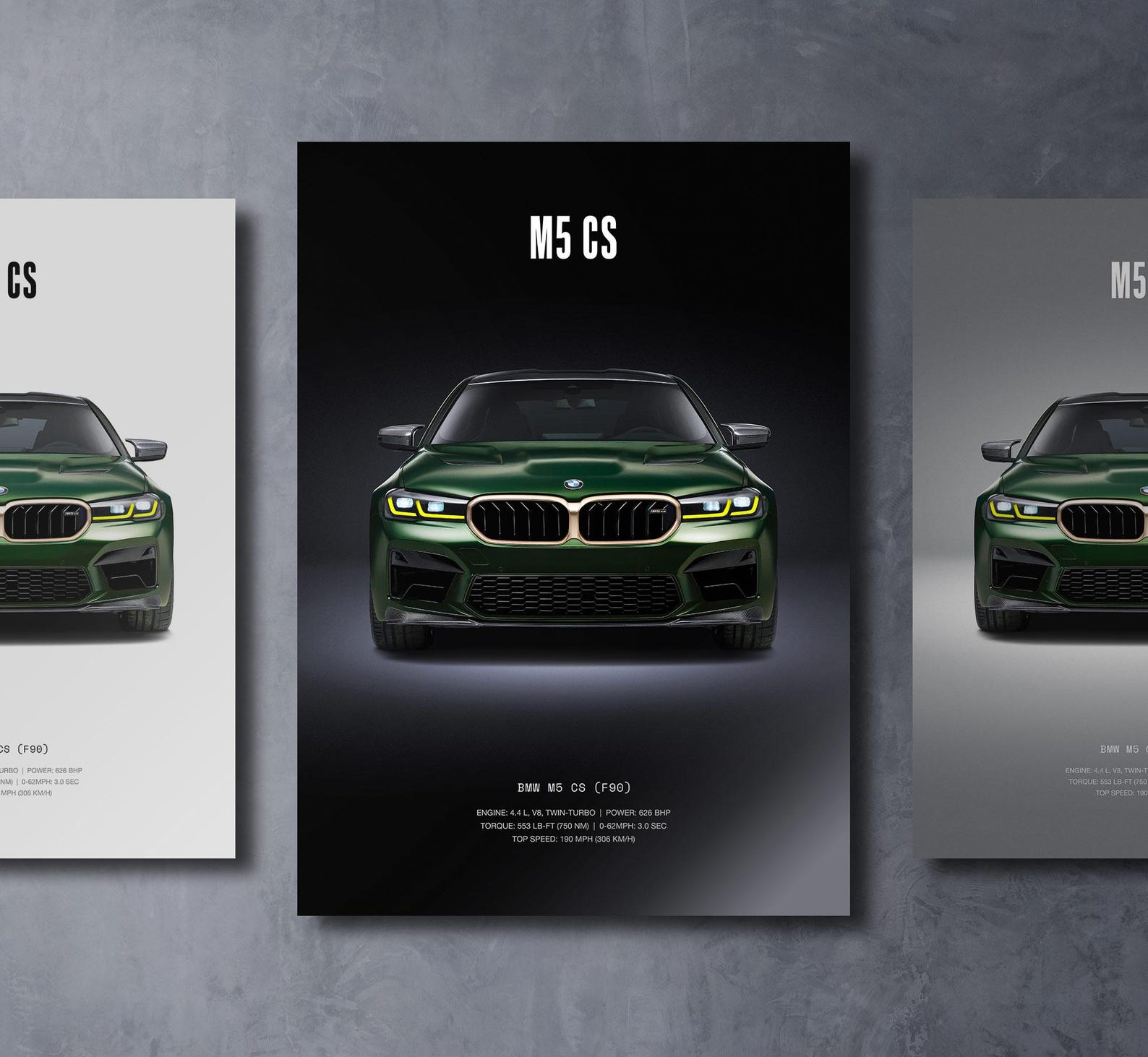 M5 CS F90 - Car Poster Print | Automotive Wall Art | Car Lover Gift ...
