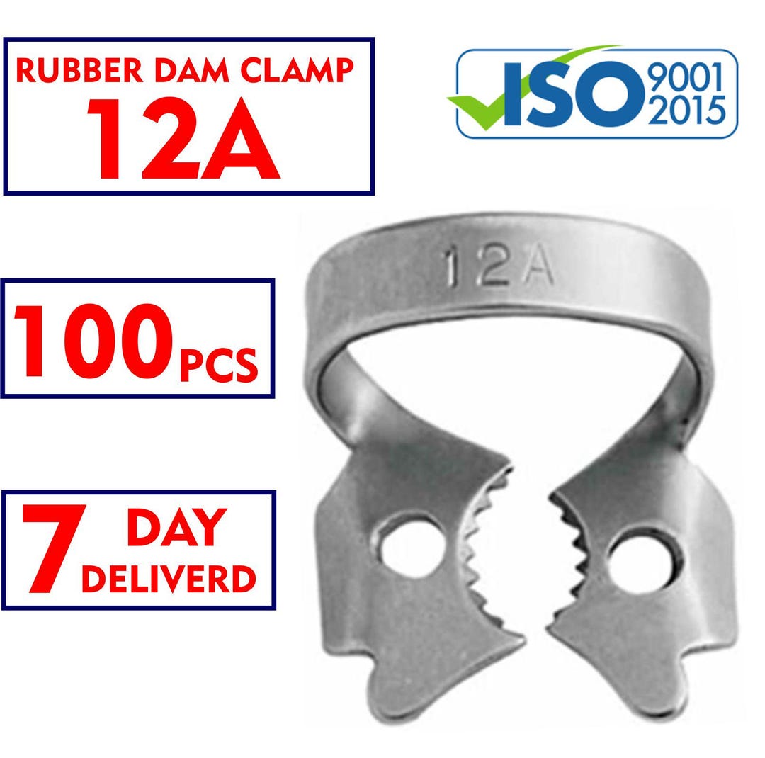 Rubber Dam Clamps 12A 100pcs Pack Brinker Endodontic Clamp - Etsy