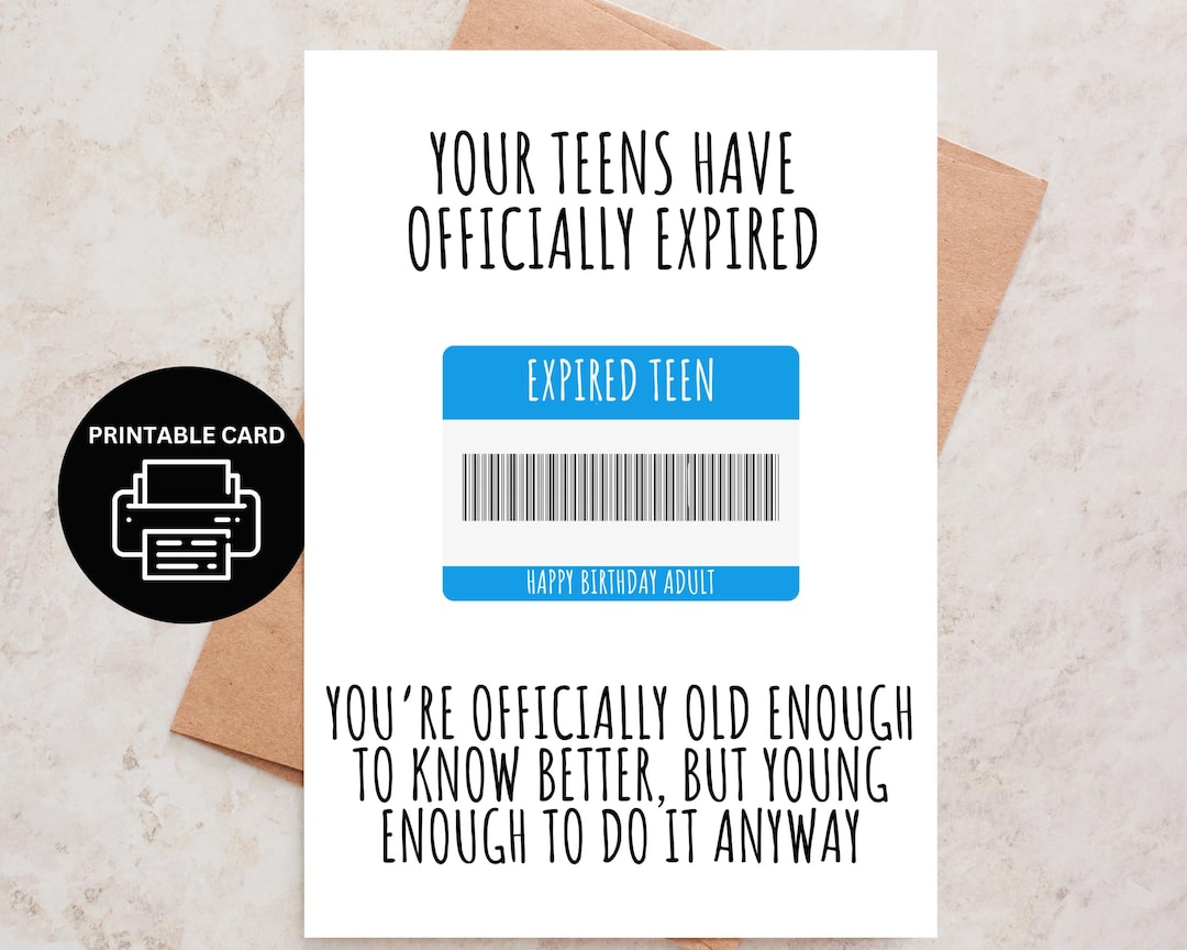 20th Birthday Card, Twentieth Birthday Card, Son Daughter Turning 20 ...