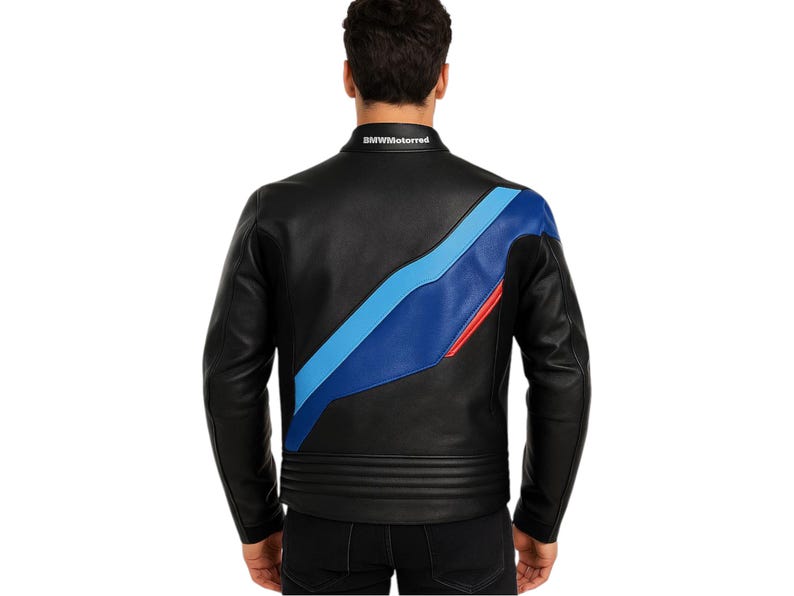 BMW Motorrad Leather Jacket for Men – Premium Biker Racing Jacket With ...
