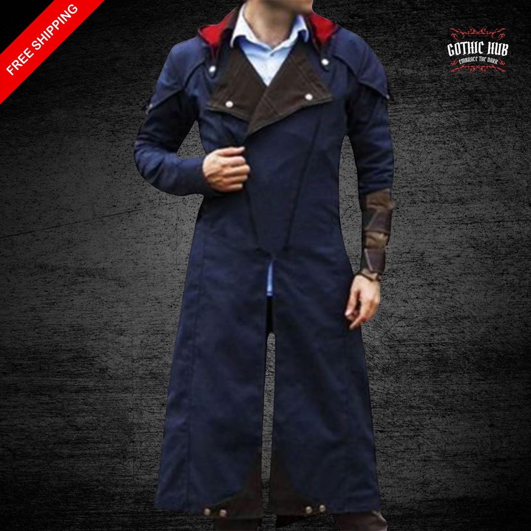 Assassins Creed Coat, Steampunk Coat, Inspired by Assassin Creed ...