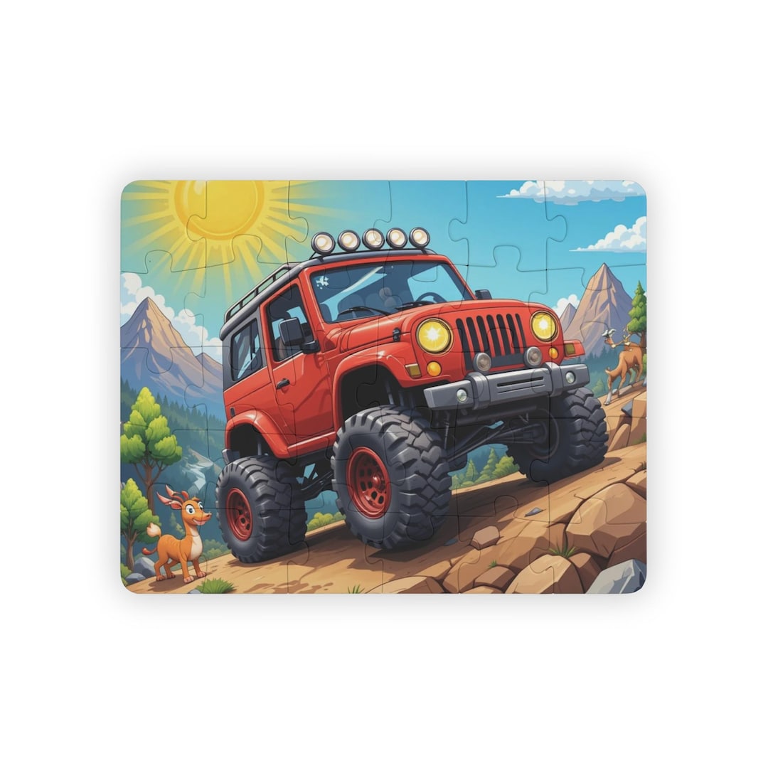 Adventure Jeep Kids' Puzzle, 30-piece, Fun Learning Game, Outdoor Theme ...