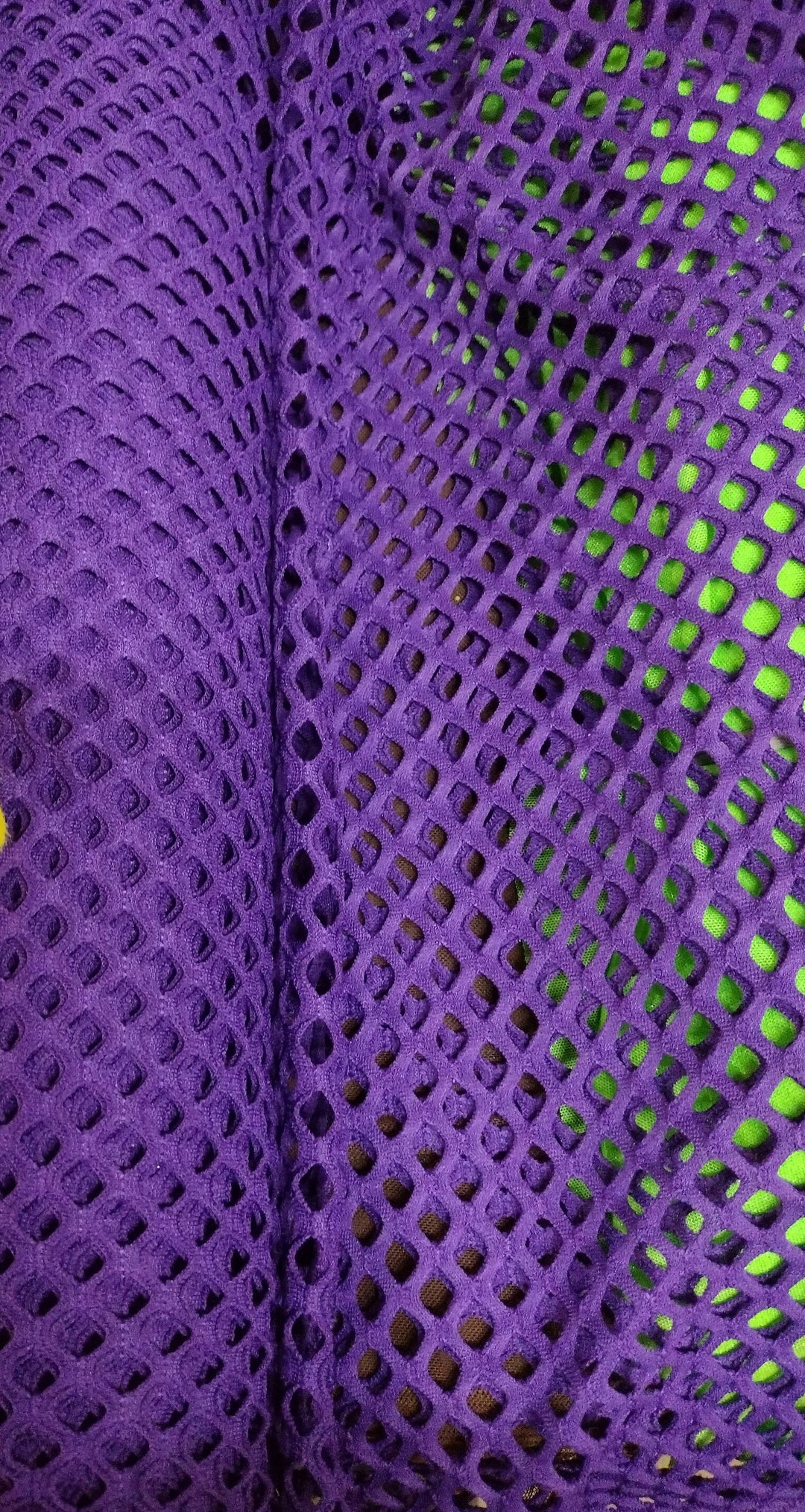 1 Yard Purple Fish Net Good Stretch - Etsy