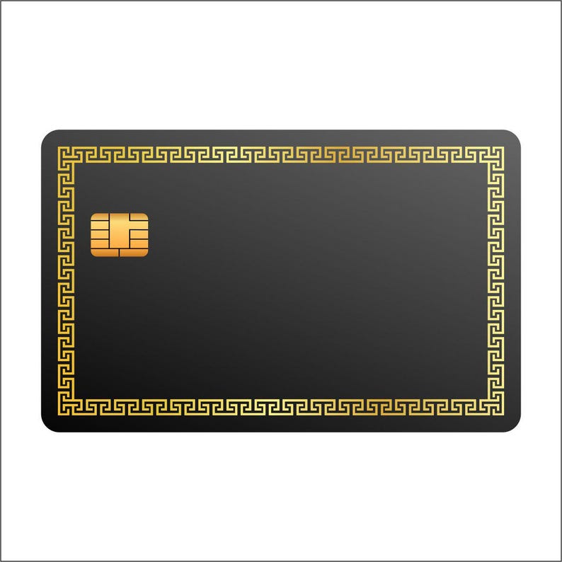 Custom Metal Card Design: Black Stainless Steel Wallet Insert (digital ...