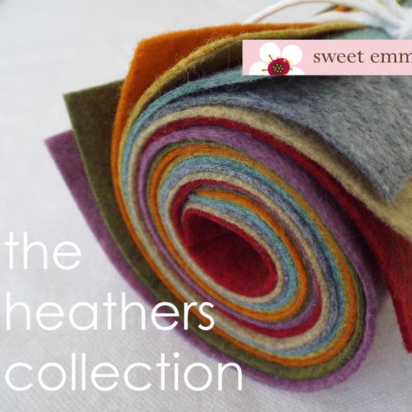 Heathered Felt - Etsy