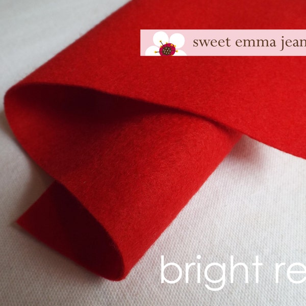 Red Felt Hat - Etsy