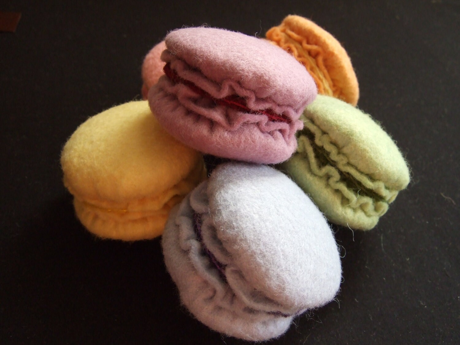 Felt French Macarons Pattern - Plus Enough Felt to Make 18 Cookies - Etsy