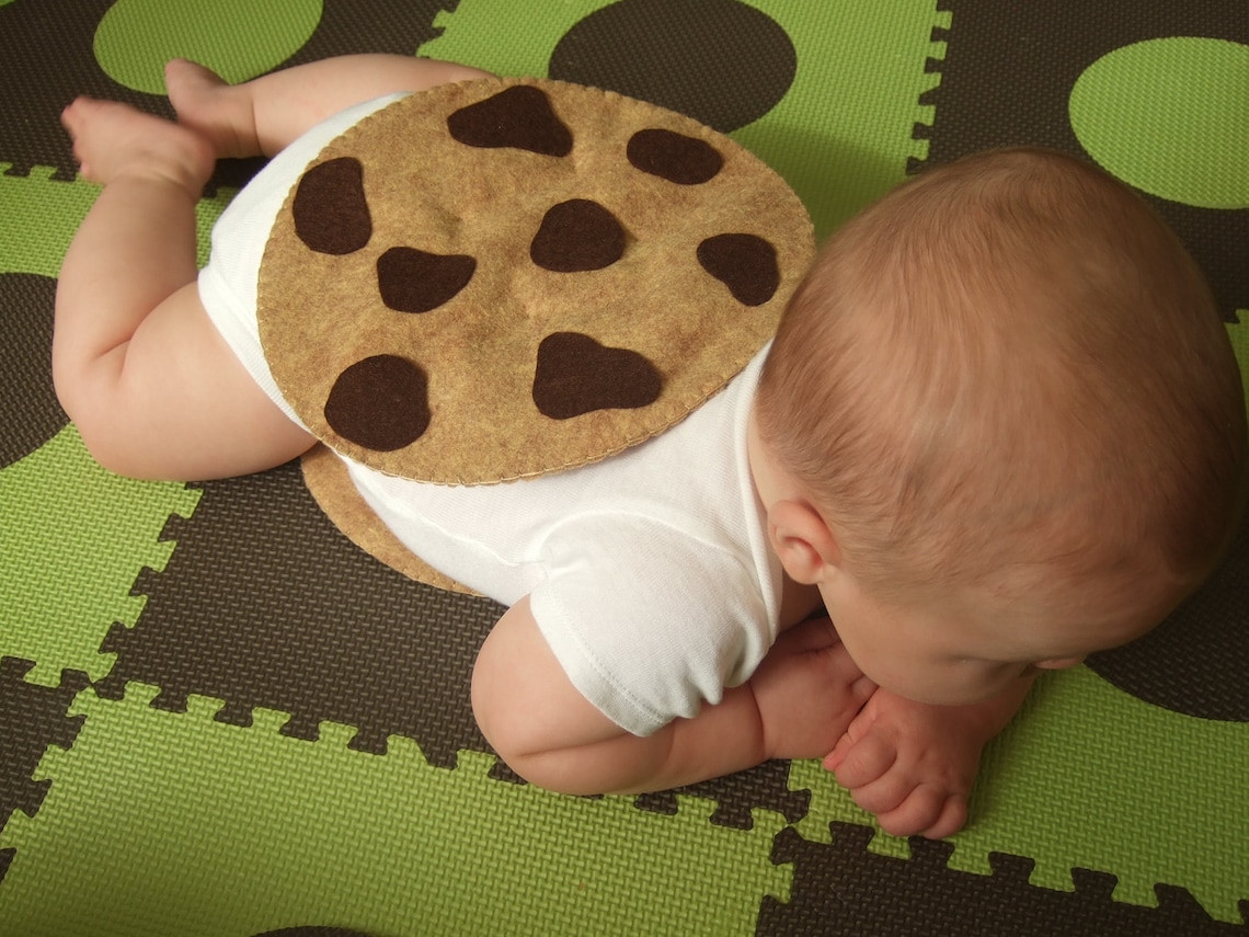Baby Costume - PDF Pattern - Felt Chocolate Chip Cookie Halloween ...