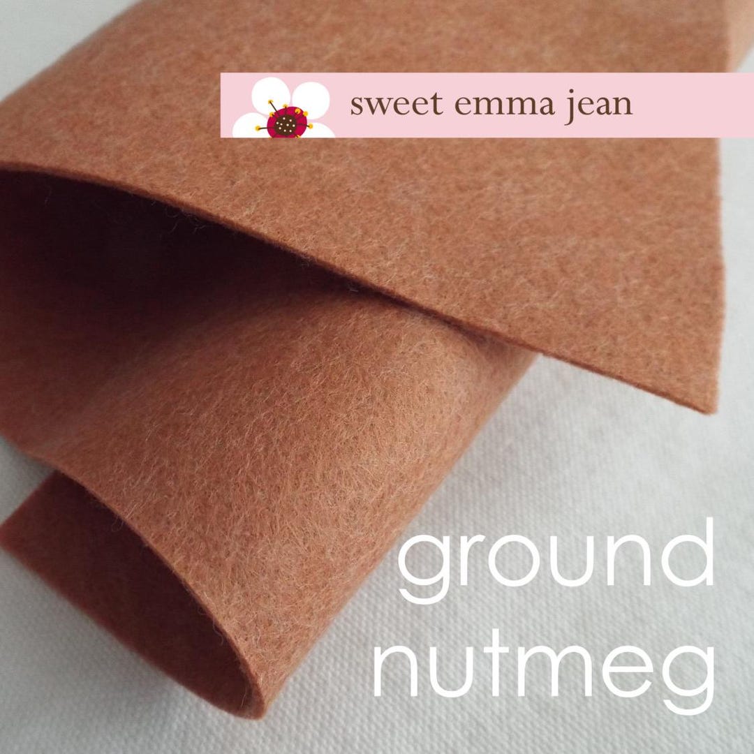Wool Blend Felt - Ground Nutmeg Light Brown - 1 Yard - Etsy