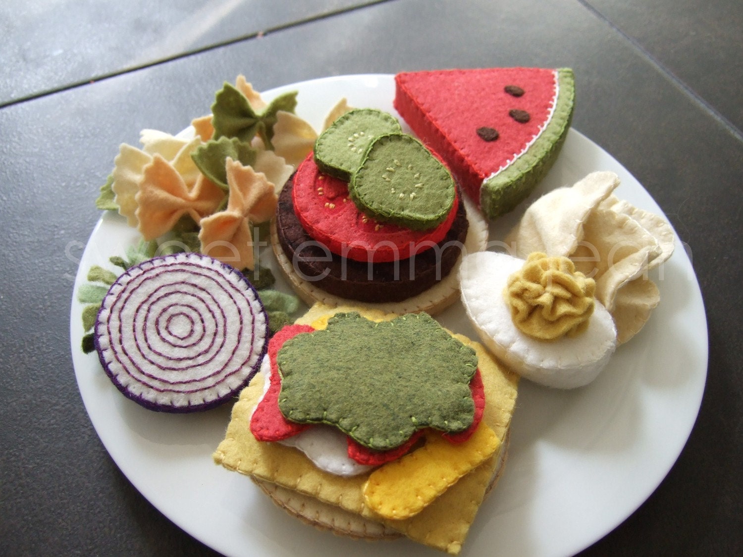 Felt Food - Summer Cookout Set - Sewing Pattern PDF - Etsy Canada