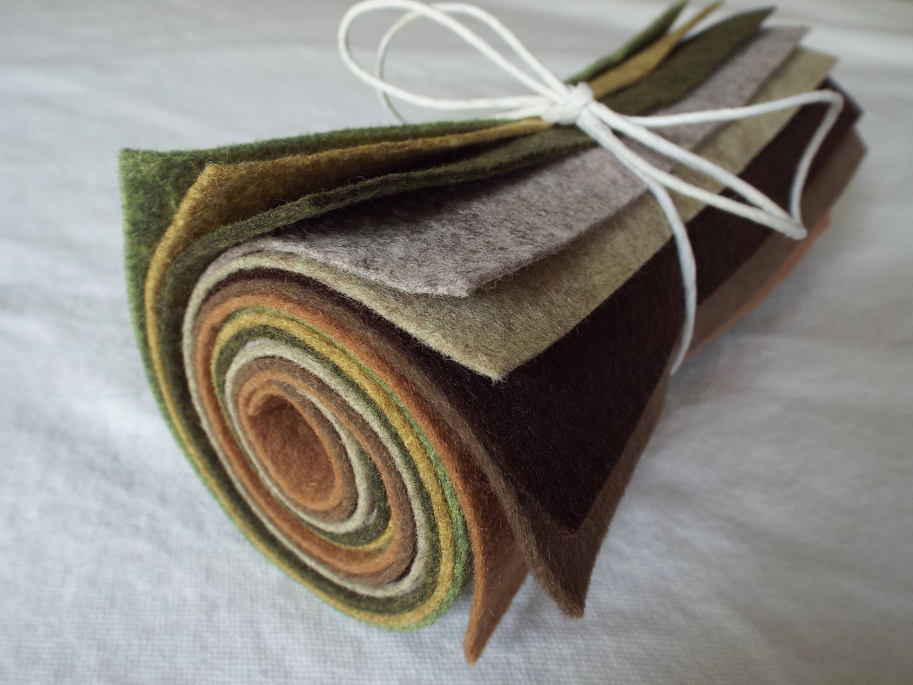 Weathered Wood - Wool Blend Felt Sheets: 8 Colors - Etsy