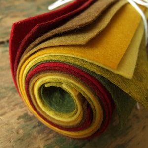 Choose Any 3 Eight Piece Felt Collections - High Quality Wool Felt ...